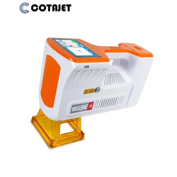 Quality Mini Handheld Laser Marking Machine 75X75mm Portable Fiber Laser Marker for sale