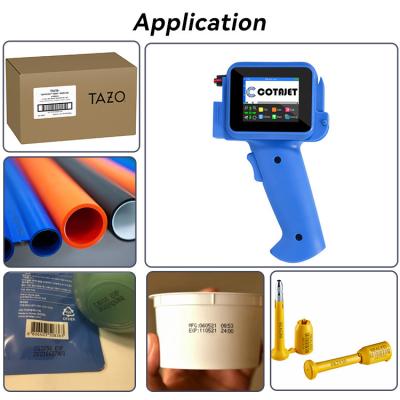 China Mobile Handheld Inkjet Printer Gun Handheld Batch Coding Machine For Batch Numbers for sale