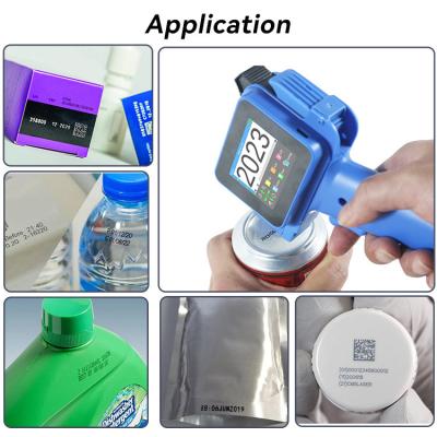China Mobile Handheld Inkjet Printer Gun Handheld Batch Coding Machine For Batch Numbers for sale
