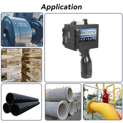 China Portable Date Coder TIJ Inkjet Printer Machine Large Character Handheld Inkjet Printer for sale