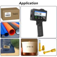 China ABS / Metal Handheld Barcode Printer Portable Hand Barcode Printing Machine for sale