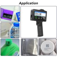 China ABS / Metal Handheld Barcode Printer Portable Hand Barcode Printing Machine for sale