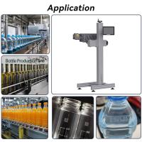China PET Bottle CO2 Laser Marking Machine 0 - 130m/Min With Laser Coder for sale