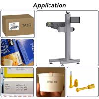 China PET Bottle CO2 Laser Marking Machine 0 - 130m/Min With Laser Coder for sale