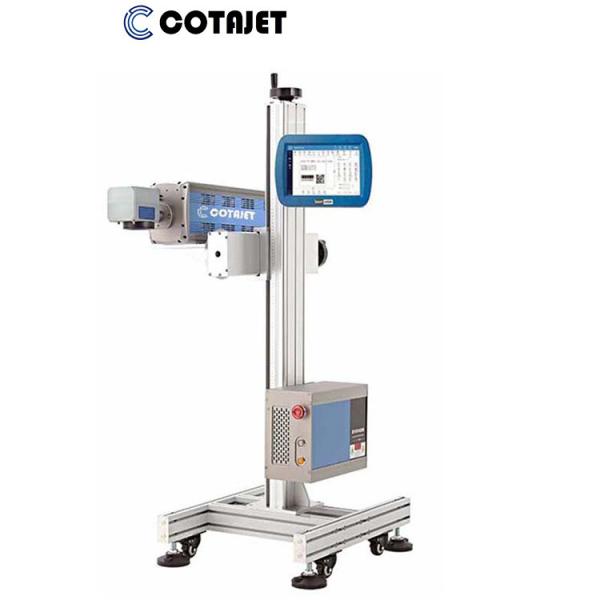 Quality CO2 Industrial Laser Marking Machine with date marking for PET bottle for sale