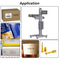 China Flying CO2 Laser Marking Machine 220V 50HZ With Coding / Marking for sale