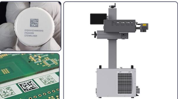 Quality 10W Flying UV Laser Marking Machine Cold Processing 110X110mm 200X100mm for sale