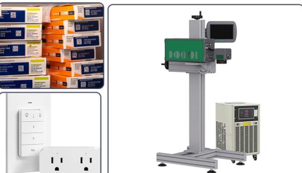 Quality CL600B 400W CO2 Flying Laser Marking Machine Films Foils Flexibility Simple for sale