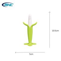 China Corn Shape Unisex Silicone Baby Teether Teething Infant Toothbrush Teether for sale