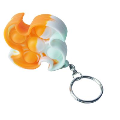 China Friemelt Onderwijs Pop Toy Stress Relief Keychain Bubble van windmolenkinderen Stuk speelgoed Te koop