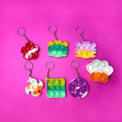 China Friemelt Onderwijs Pop Toy Stress Relief Keychain Bubble van windmolenkinderen Stuk speelgoed Te koop