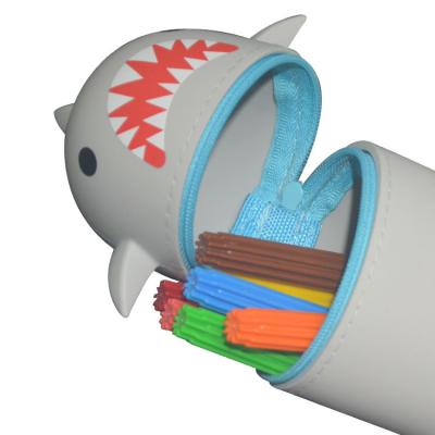 Cina Caso educativo di Toy Silicone Comfortable Retractable Pencil dei bambini della cancelleria in vendita