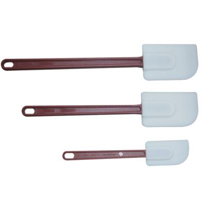 China Double Sided Silicone Cake Scraper Spatula Shovel BPA Free Customized for sale