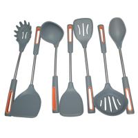 China Customized Silicone Spatula Kitchenaid Cooking Utensil Set 8 Pieces Eco Friendly for sale
