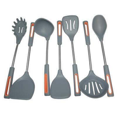 China Customized Silicone Spatula Kitchenaid Cooking Utensil Set 8 Pieces Eco Friendly for sale