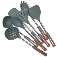 China Customized Silicone Spatula Kitchenaid Cooking Utensil Set 8 Pieces Eco Friendly for sale