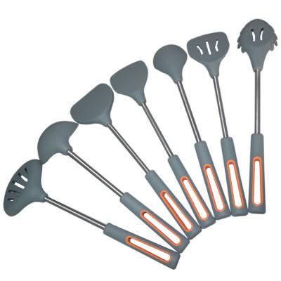 China Customized Silicone Spatula Kitchenaid Cooking Utensil Set 8 Pieces Eco Friendly for sale
