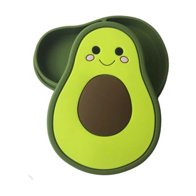 Cina La piastrina d'alimentazione di formazione del silicone del bambino di forma dell'avocado ha personalizzato Bpa libero in vendita