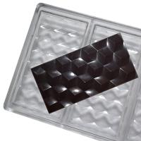 China Household Rectangular Custom Chocolate Molds Polycarbonate DIY Customized for sale