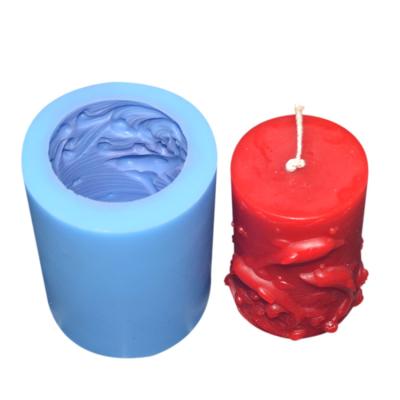 Cina Muffe sostenibili della candela 3D della muffa della candela del silicone di forma del delfino in vendita