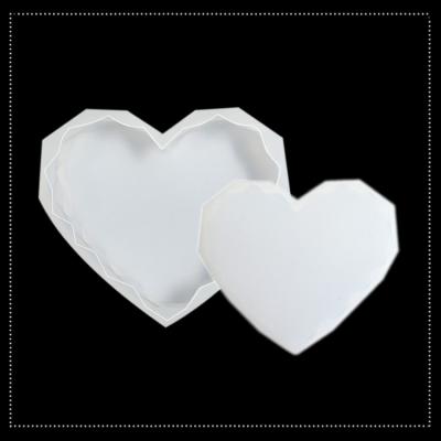 China Eco Friendly Silicone Resin Mold Heart Shape Silicone Coaster Mold For Resin Epoxy for sale