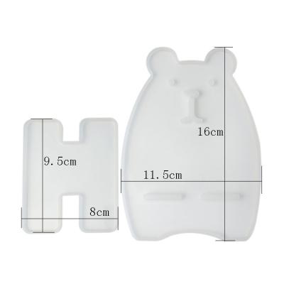 China Silicone Molds For Mobile Holder 9pcs Colorful Cartoon Pattern Resin Moulds Epoxy Jewelry for sale