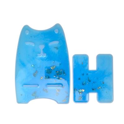 China Silicone Molds For Mobile Holder 9pcs Colorful Cartoon Pattern Resin Moulds Epoxy Jewelry for sale