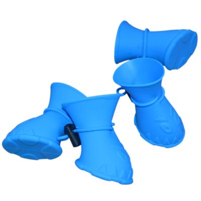 China Customized Shape Silicone Pet Supplies Stocked Sustainable Silicone Dog Shoes for sale