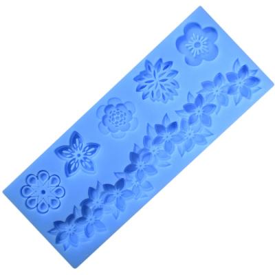 Cina Muffe eliminabili del fiore degli utensili di cottura del silicone del commestibile per i dolci che decorano in vendita
