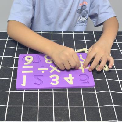 Cina Progettazione multifunzionale di matematica della muffa del fondente del silicone di forma di numero in vendita
