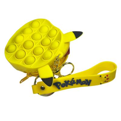 Cina Funzione della borsa della moneta del silicone del pioniere del roditore della chiusura lampo di Mini Soft Wallet Kid Gift multi in vendita