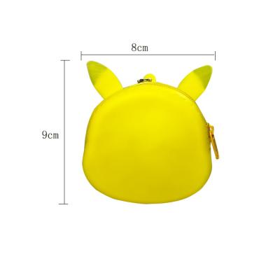 Cina Funzione della borsa della moneta del silicone del pioniere del roditore della chiusura lampo di Mini Soft Wallet Kid Gift multi in vendita