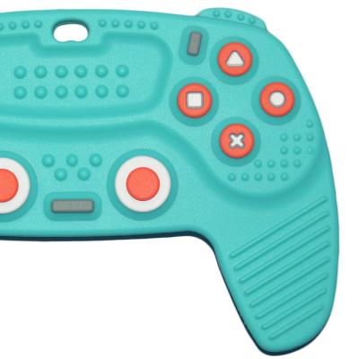 China Chewable Silicone Baby Teether Simulation Game Remote Control Teether for sale