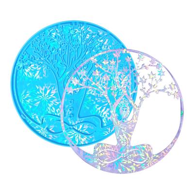Cina MHC Holographic Diy Resin Mould Wall Hangings Deco, Luxury Silicone Art Resin Mould in vendita