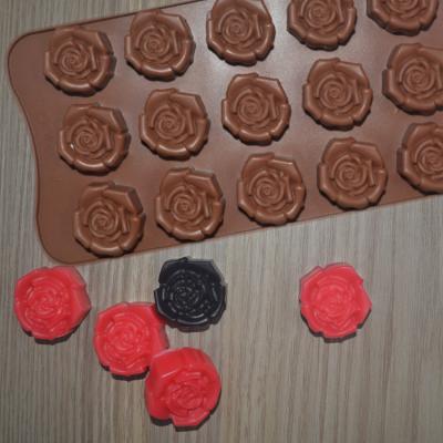 China Flexibel siliconen chocoladevormbakje voor zelfgemaakte chocolade Te koop
