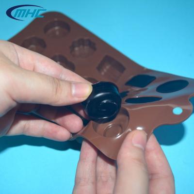 Cina MHC Grado alimentare Stile natalizio 3D Silicone Cioccolato Muffa all'ingrosso Bpa Free in vendita