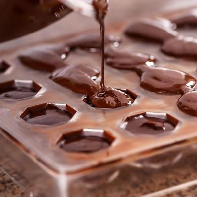 China MHC Hard Plastic Small Chocolate Pastry Mold Bpa Free Food Grade Silicone à venda