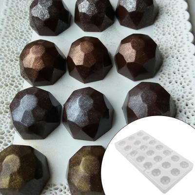 China MHC Hard Plastic Small Chocolate Pastry Mold Bpa Free Food Grade Silicone à venda