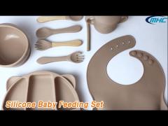Alimentos infantis em silicone com melhor segurança e mais fácil limpeza