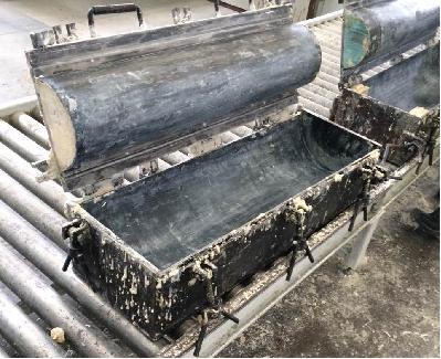 Cold insulation pipe support installation example