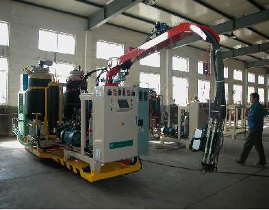 High-pressure foaming process of PIR insulation materials