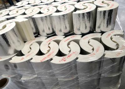 중국 방화 폴리이소시아누레이트 고밀도 단열재，HDPIR 파이프 쉘 (가장자리 통합) 판매용