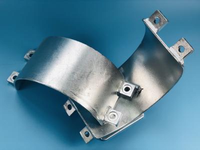 중국 용접된 귀 플레이트가 있는 스테인리스 스틸 15mm 직경 파이프 지지 클램프 판매용