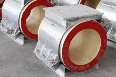 China Soportes de tubo y protectores de tubería de silicato de calcio de tamaño personalizado, resistencia a la inflamabilidad en venta