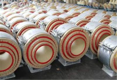 China Light Weight Pipe Insulation Shields 0.98 - 9.84 Inch Insulation Thicknesses for sale