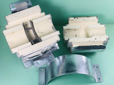 China Carbon Steel HD PIR Fixed Pipe Insulation Supports For Nitrogen Distribution for sale