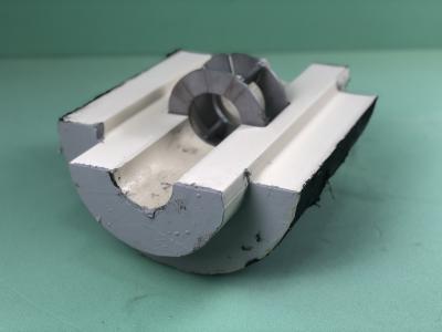 China Carbon Steel HD PIR Fixed Pipe Insulation Supports For Nitrogen Distribution for sale