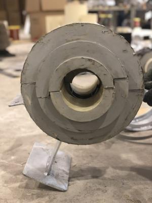 China Soportes de tubería preaislados de 0.84 pulgadas OD para planta de gas licuado, tamaño personalizado en venta