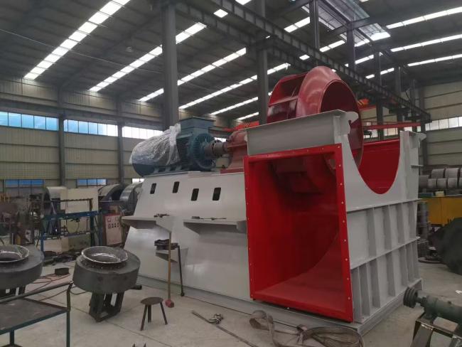 High temperature centrifugal fan installation example