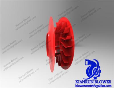 China Versletenheidsbestendige laag van centrifuge fan impeller speciale behandeling centrifuge fan accessoires achterwaarts neigend impeller wiel Te koop